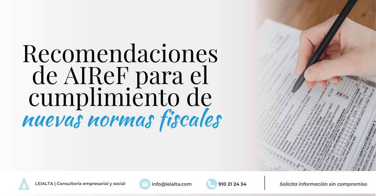 AIReF: recomendaciones para el cumplimiento de normas fiscales